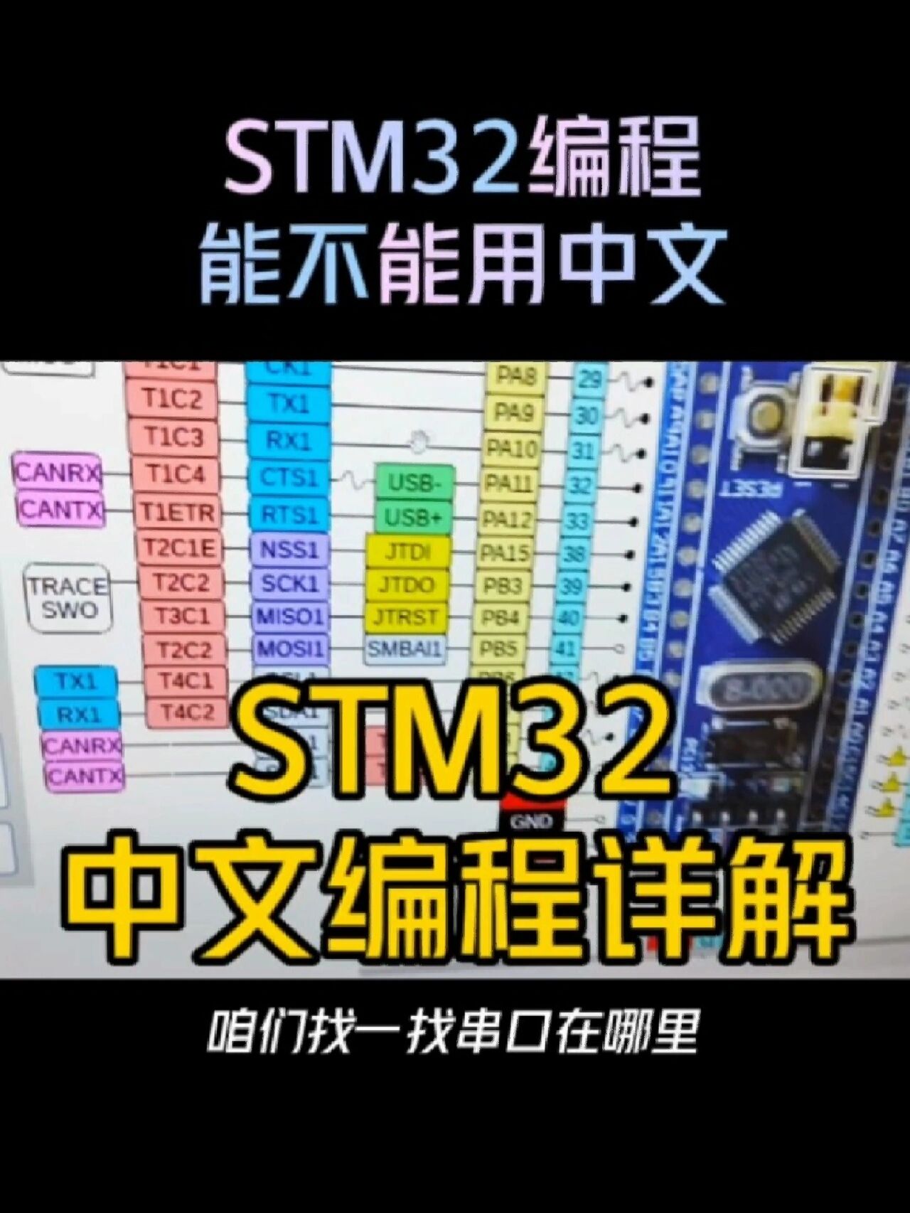 STM32，32位单片机中文编程详解！-度小视