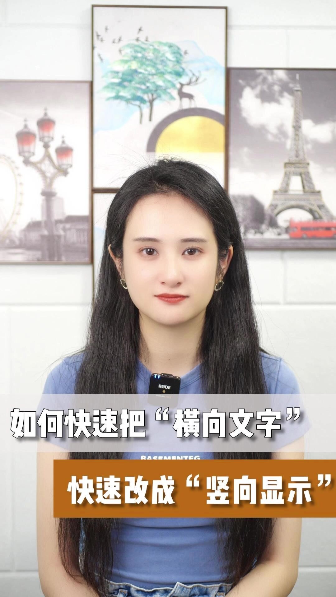 Word操作技巧:横向文字转竖向 度小视