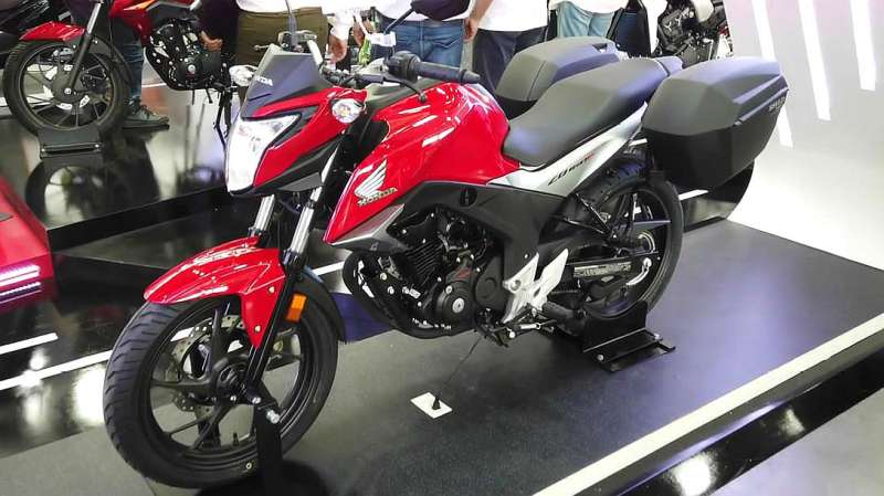 车型鉴赏，车展实拍本田CB160F，看看是你的菜么？,汽车,车展,好看视频