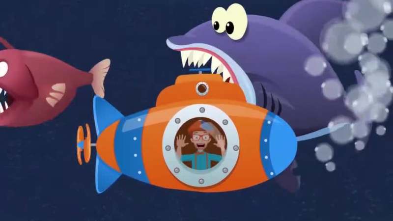 Blippi英语启蒙儿歌——认知海洋动物(Ocean Animal Song),母婴育儿,早期教育,好看视频