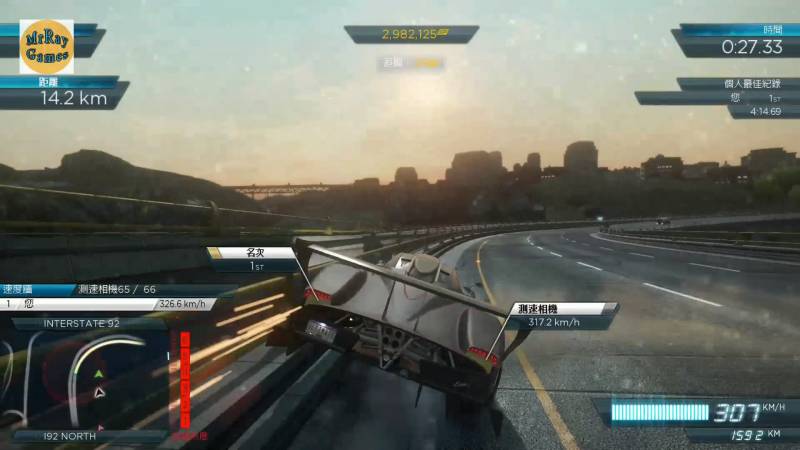 NFS17，帕加尼ZondaR挑战柯尼塞格AgeraR，你就全程吃灰吧,游戏,动作冒险类,好看视频