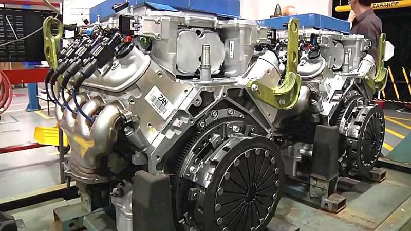 通用LS9 6.2升增压V8发动机组装过程，超跑CorvetteZR1的使用引擎,科技,科技奇趣,好看视频