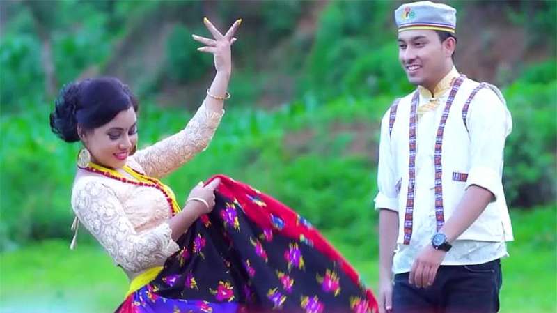 非常好听的尼泊尔歌曲《Damfu Ra Selo》,音乐,民族,好看视频