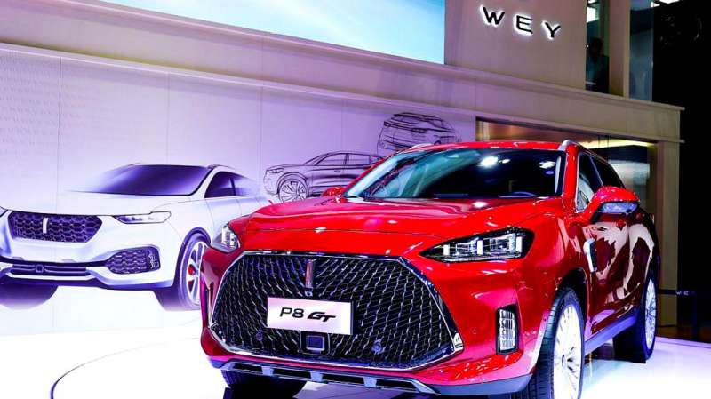 实拍WEY P8 GT：WEY品牌巅峰之作，轴距近3米，BBA也惹不起,汽车,车评,好看视频