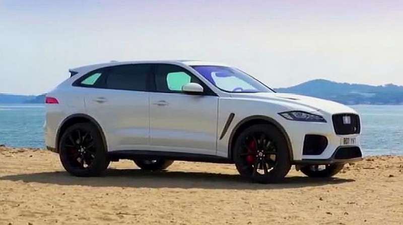 2020款全新捷豹F-Pace-SVR，500多匹马力的运动绅士，真霸气,汽车,玩车,好看视频