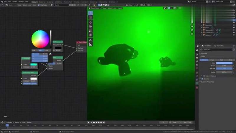 blender-2.8x-体素渲染-雾气和空气杂波,教育,兴趣学习,好看视频