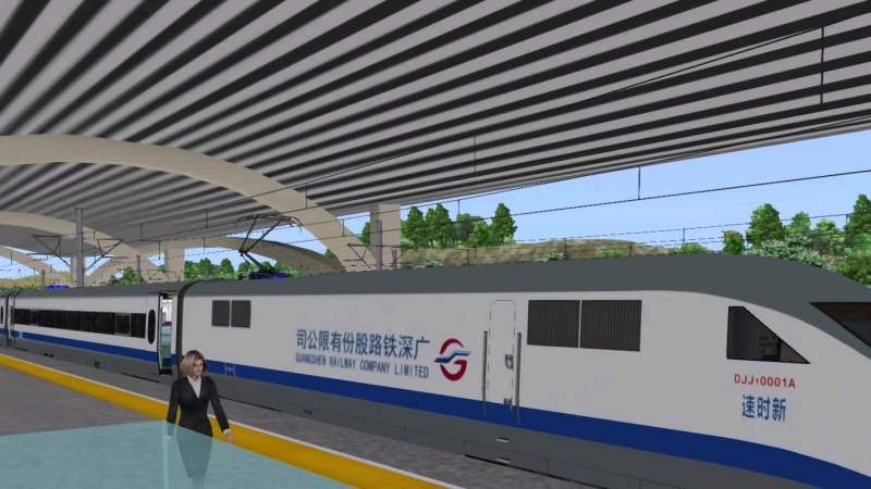 DJJ1“蓝箭”动车组，挺有冲劲,游戏,动作冒险类,好看视频