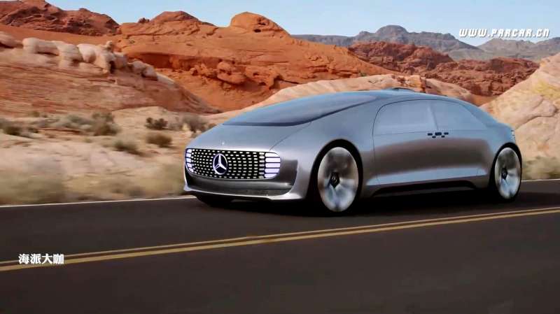 超前真实体验无人驾驶2030年奔驰F015概念车,汽车,宣传片,好看视频