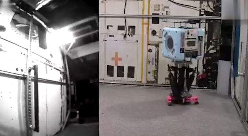 NASA第一个Astrobee机器人在国际空间站完成硬件检查,科技,人工智能,好看视频