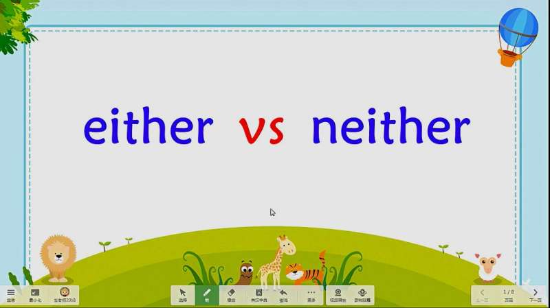 either和neither的用法看一次就弄清楚了,教育,学校教育,好看视频