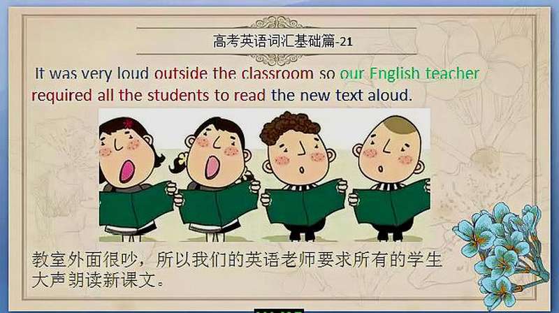 高考英语基础词汇（21）：loud aloud loudly三词辨析,教育,学校教育,好看视频