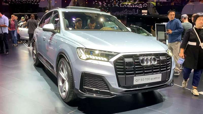 2020款全新奥迪Q7登场，看到这霸气颜值，我放弃了宝马X5！,汽车,车展,好看视频