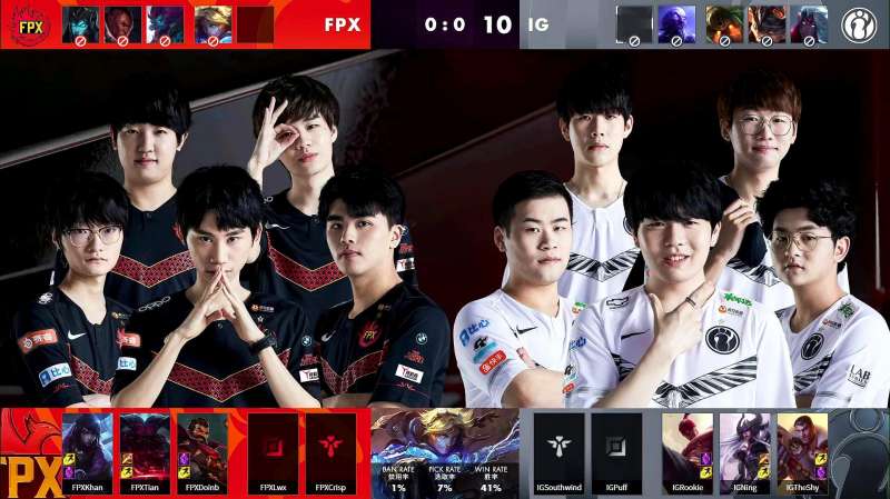 2020LPL春季赛速看：季军赛IG vs FPX第一局,游戏,moba游戏,好看视频
