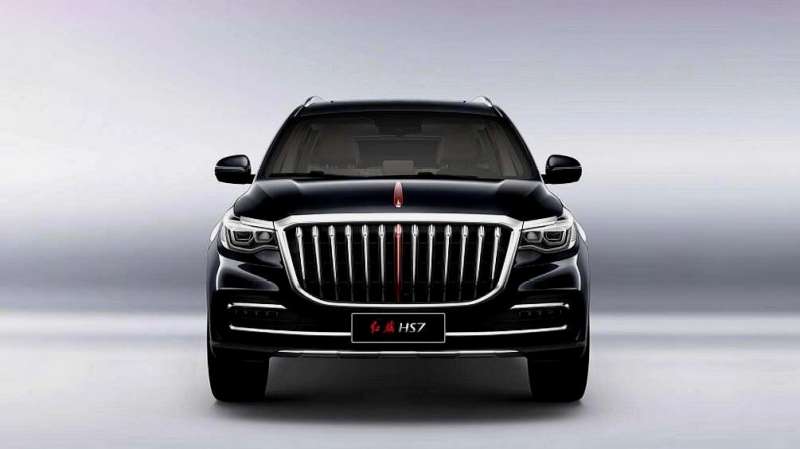 红旗HS7豪华SUV实车正式下线，尺寸颜值堪比路虎揽胜，你期待吗？,汽车,车评,好看视频