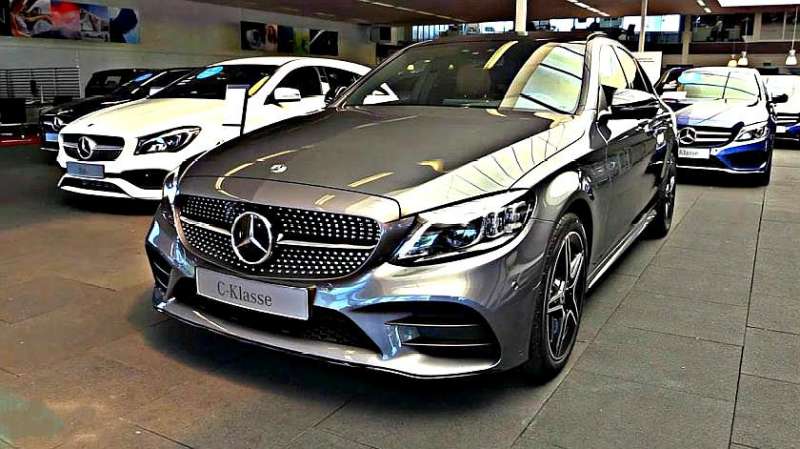 2019款奔驰C180实车展示，外观、内饰、空间高清实拍,汽车,车展,好看视频