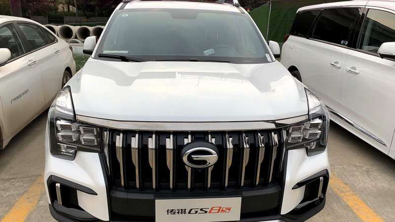 搭2.0T+6AT！广汽传祺GS8S实车谍照曝光,汽车,车评,好看视频