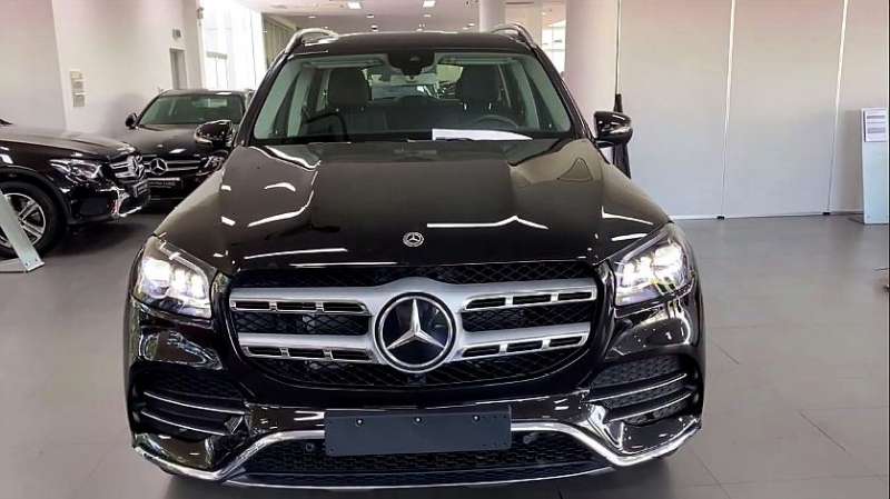 2020款奔驰GLS450到货，打开车门看到内饰，我忘记了宝马X7,汽车,车评,好看视频