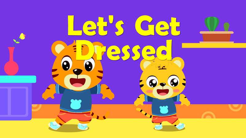 贝乐虎教你唱英文儿歌之《Let's Get Dressed》,亲子,早教,好看视频