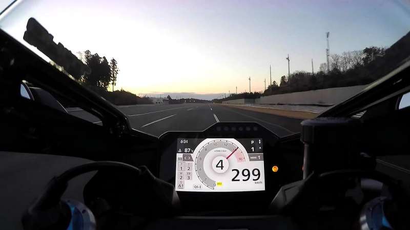 一档163km/h，四档299km/h，本田CBR1000RR-R极速测试！,汽车,玩车,好看视频