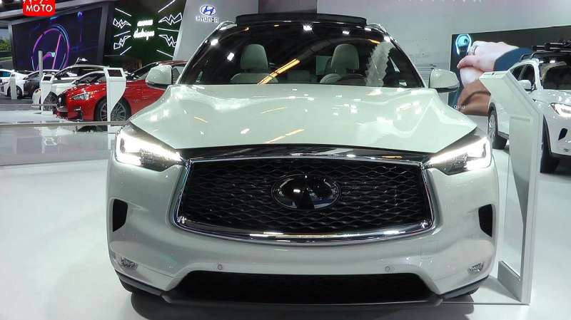 新车展示，2020款英菲尼迪QX50 2.0T，了解完实车，我忘记了Q5,汽车,车展,好看视频