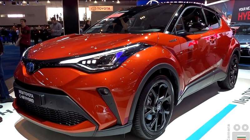 2020款丰田C-HR 2.0L混动版惊艳亮相，外观和内饰全方位高清展示,汽车,车展,好看视频