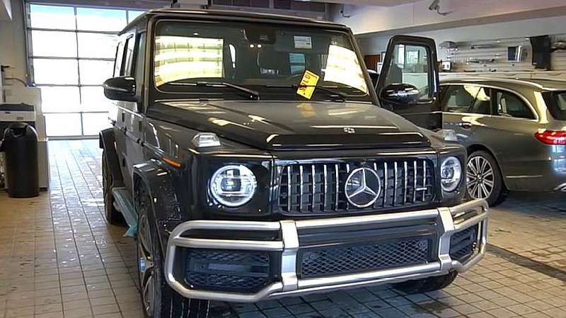 2019款奔驰G63 V8黑色版实拍展示，外观和内饰高清赏鉴,汽车,玩车,好看视频