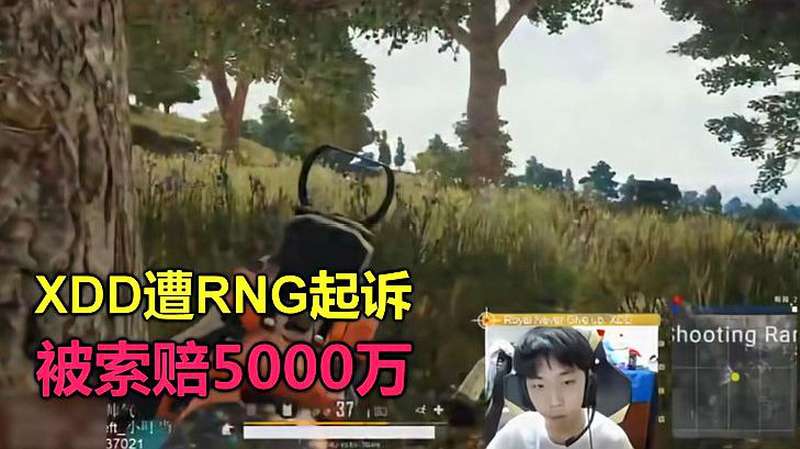 绝地求生：XDD倒大霉！被RNG索赔5000万，穷到卖家当维持生活！,游戏,射击游戏,好看视频