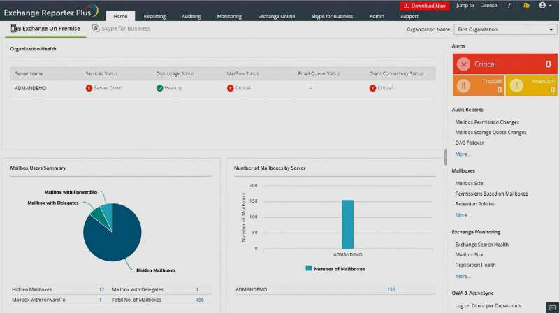 Exchange审计与报表工具--Exchange Reporter Plus,教育,职业教育,好看视频