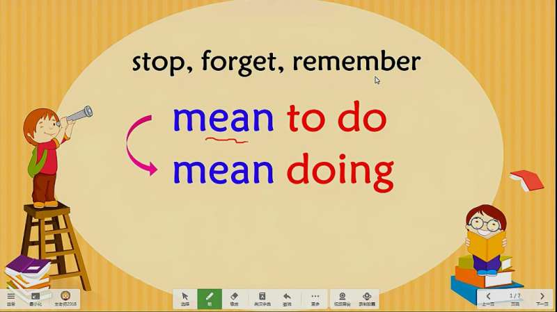 mean to do和mean doing的区分,教育,学校教育,好看视频