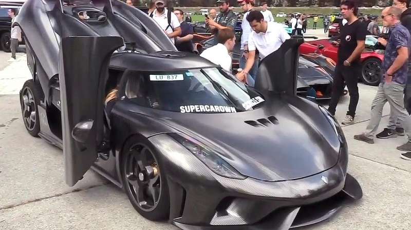 全身碳纤维，柯尼塞格旋转门！帅到爆炸,汽车,玩车,好看视频