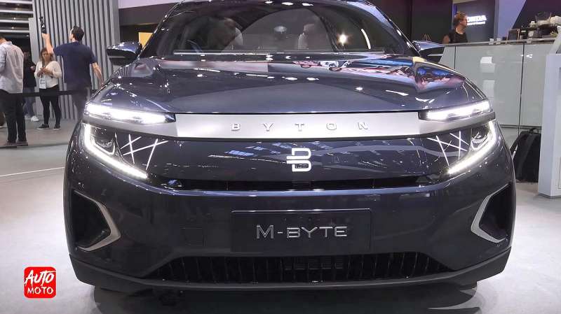 2021款拜腾M Byte惊艳亮相，看到实车那刻，给个不心动的理由,汽车,汽车展览,好看视频