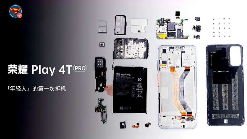 第一次拆手机，荣耀 Play 4T Pro 拆机,数码,数码综合,好看视频