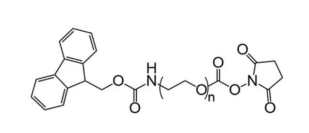 FMOC-PEG-NHS是一种化学试剂，由FMOC、PEG和NHS组成