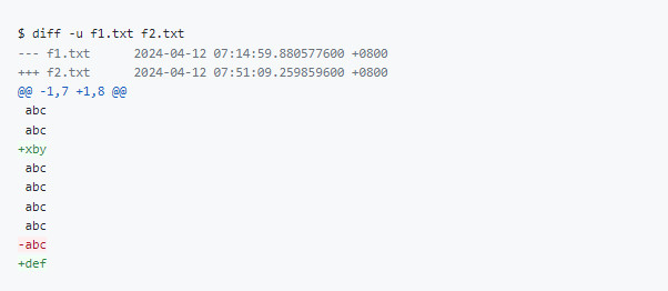 读懂diff，在Markdown中使用diff语法展示版本差异