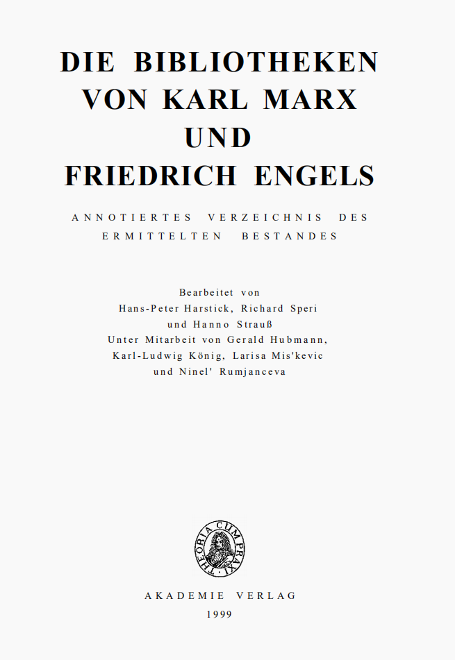 MEGA2（《马克思恩格斯全集》历史考证版）出版概况