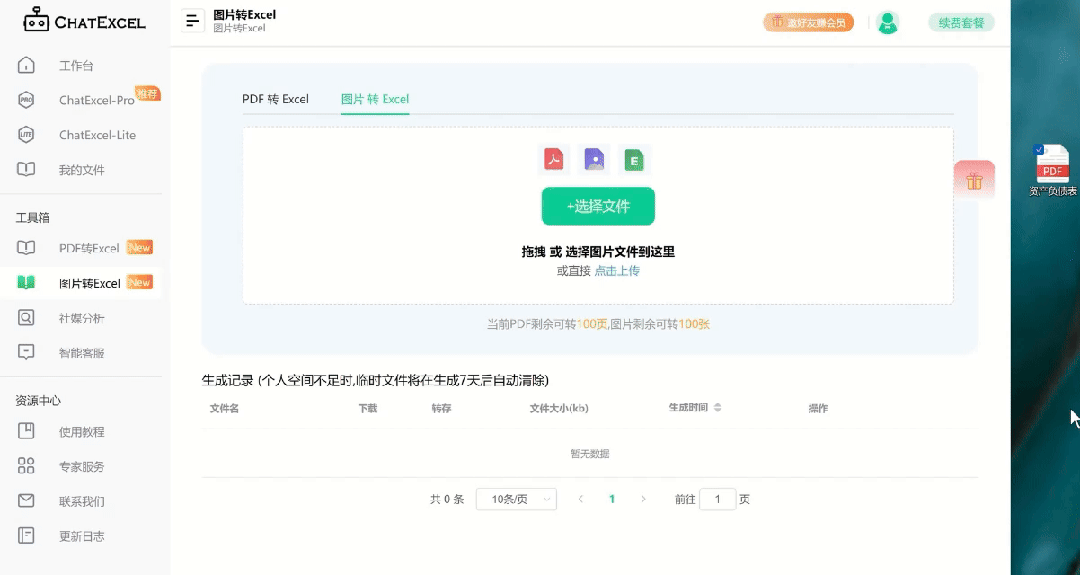 ChatExcel连升三级，H5上线、PDF转Excel、交互图表｜AiExcel更新
