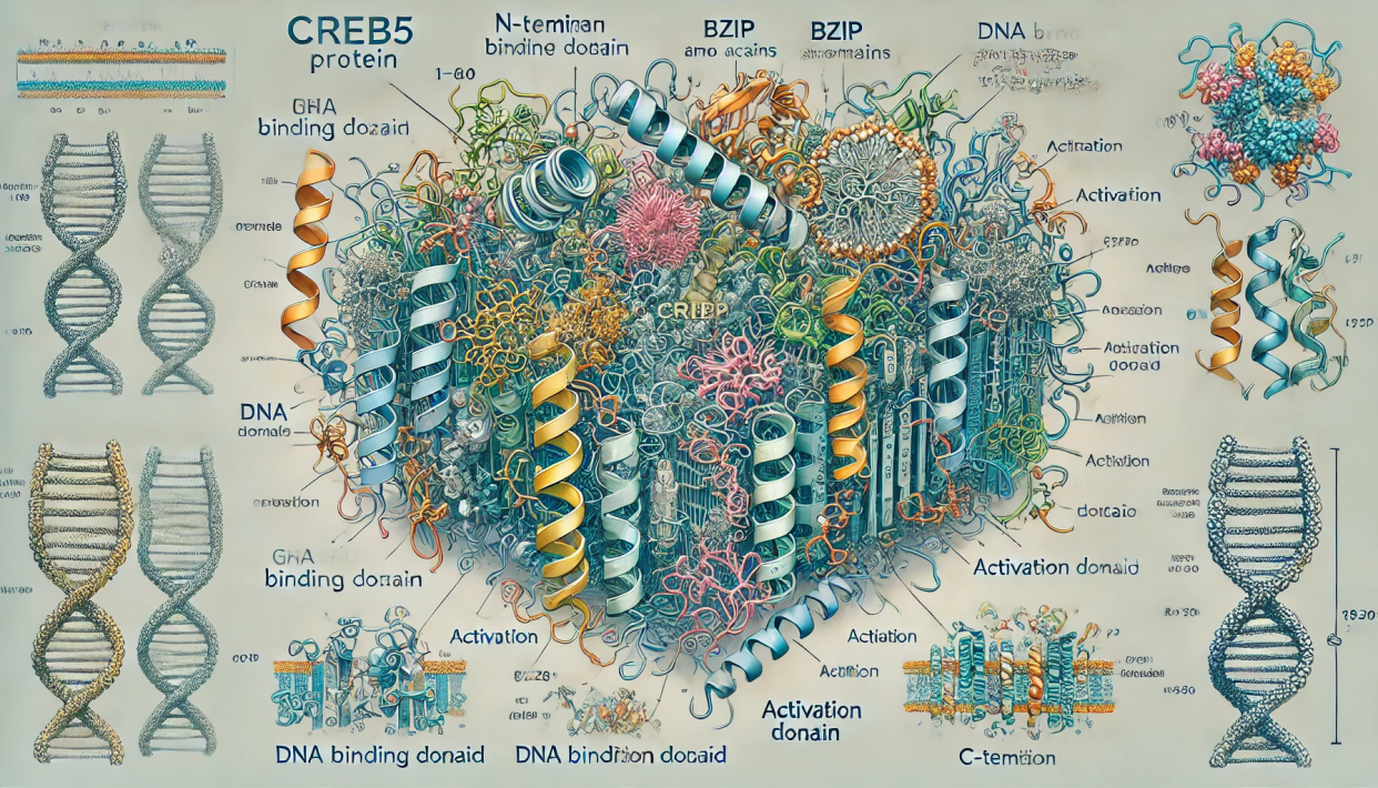 Creb5重组蛋白：结构功能区域详解—艾普蒂生物