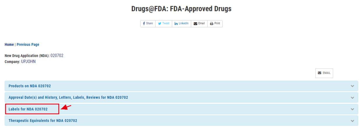 美国FDA药品说明书查询使用帮助手册