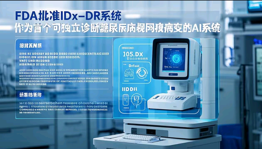 FDA批准IDx-DR系统 作为首个可独立诊断糖尿病视网膜病变的AI系统