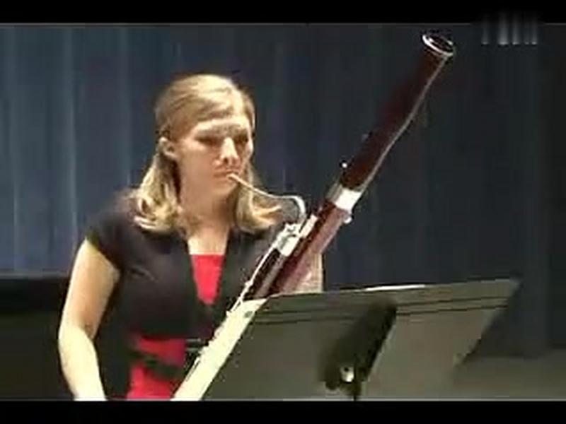 Michele Bowen巴松（低音管）独奏,音乐,器乐,好看视频