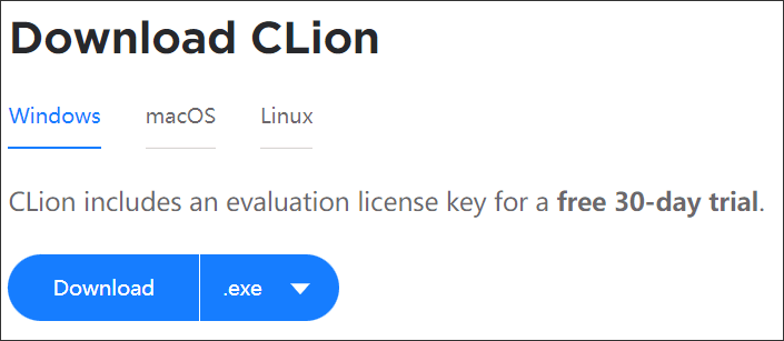 Clion下载方法及安装
