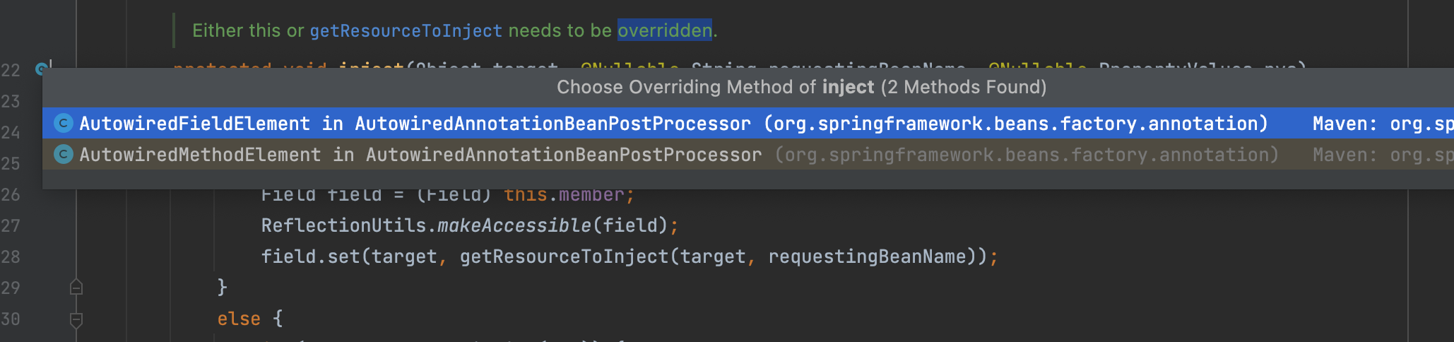Autowired-required a single bean, but 2 were found解决方法