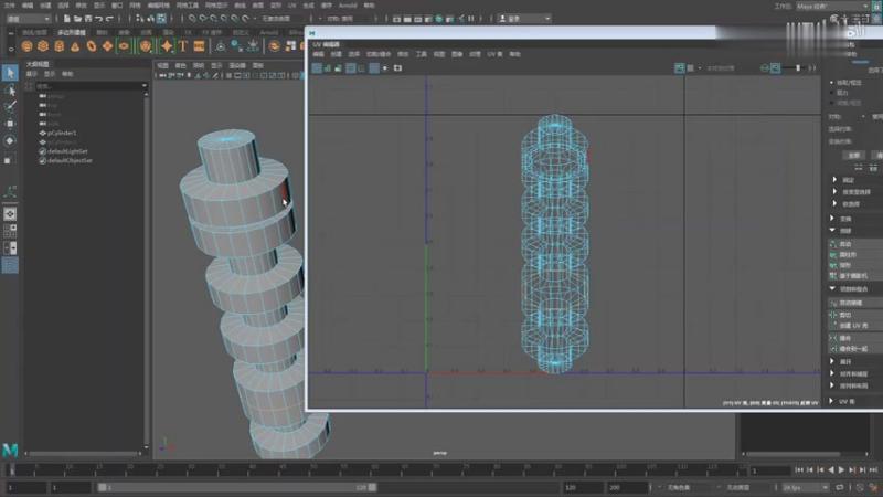 maya2018 UV展平技巧,教育,资格考试,好看视频