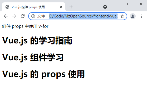 Vue.js 组件 prop 详解