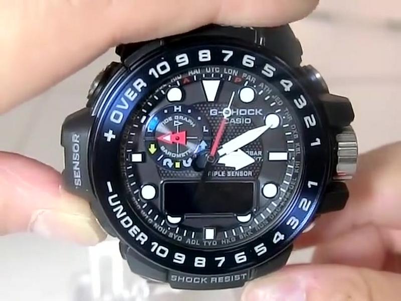 CASIO手表GWN-1000(5371)时间及日期的手动设定,时尚,奢侈品,好看视频