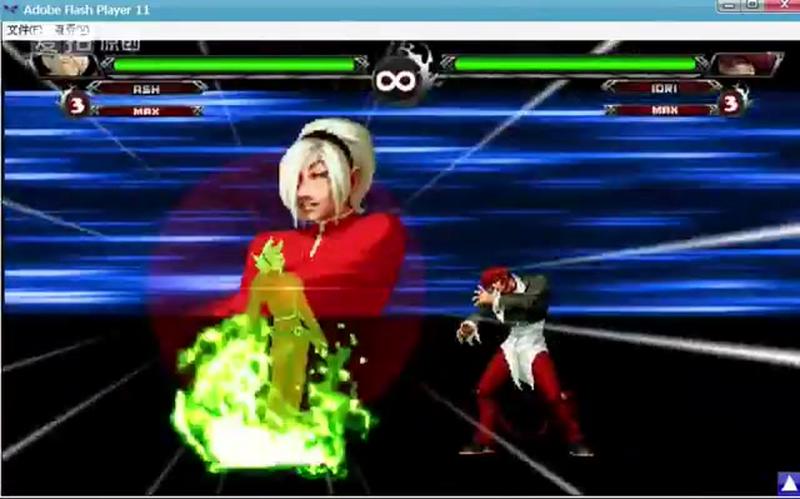 拳皇wingEX（阿修基本连招1）,游戏,动作游戏,好看视频