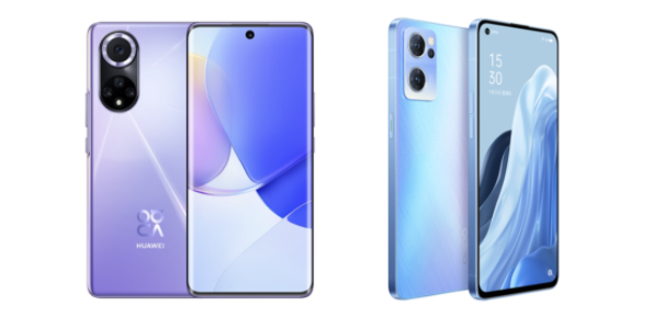 华为nova9和OPPO Reno7哪款好？都是人气机型就该这样选