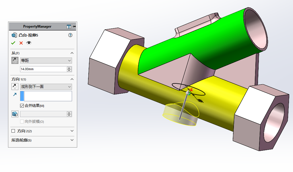 每日一练｜SolidWorks建模练习-Catics大赛3D14_H04