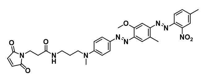 BHQ-1 Mal，深色猝灭剂BHQ-1标记马来酰亚胺，是巯基反应性试剂