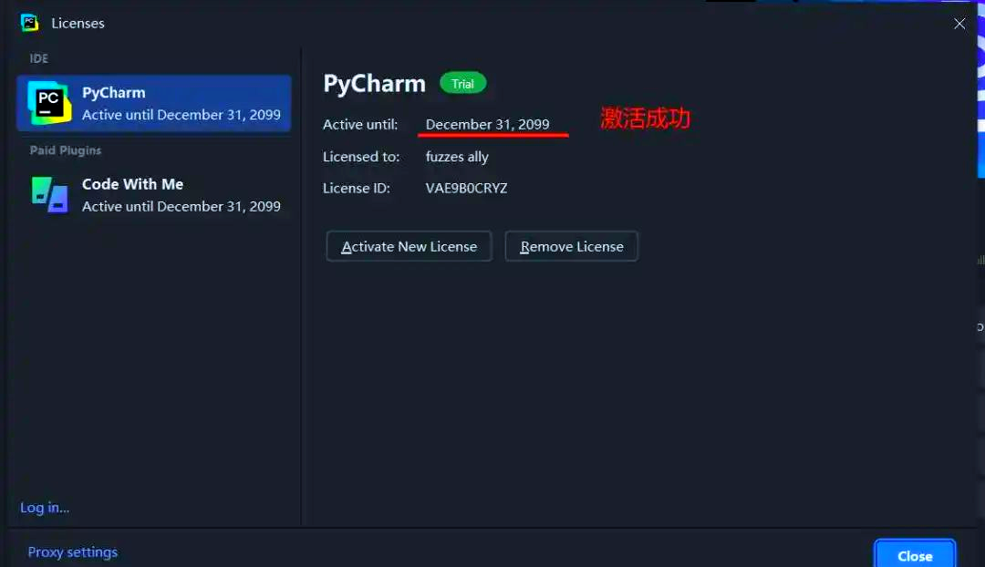 Pycharm 2024破解版安装与激活详细教程（附激活码，有效期至2099年）
